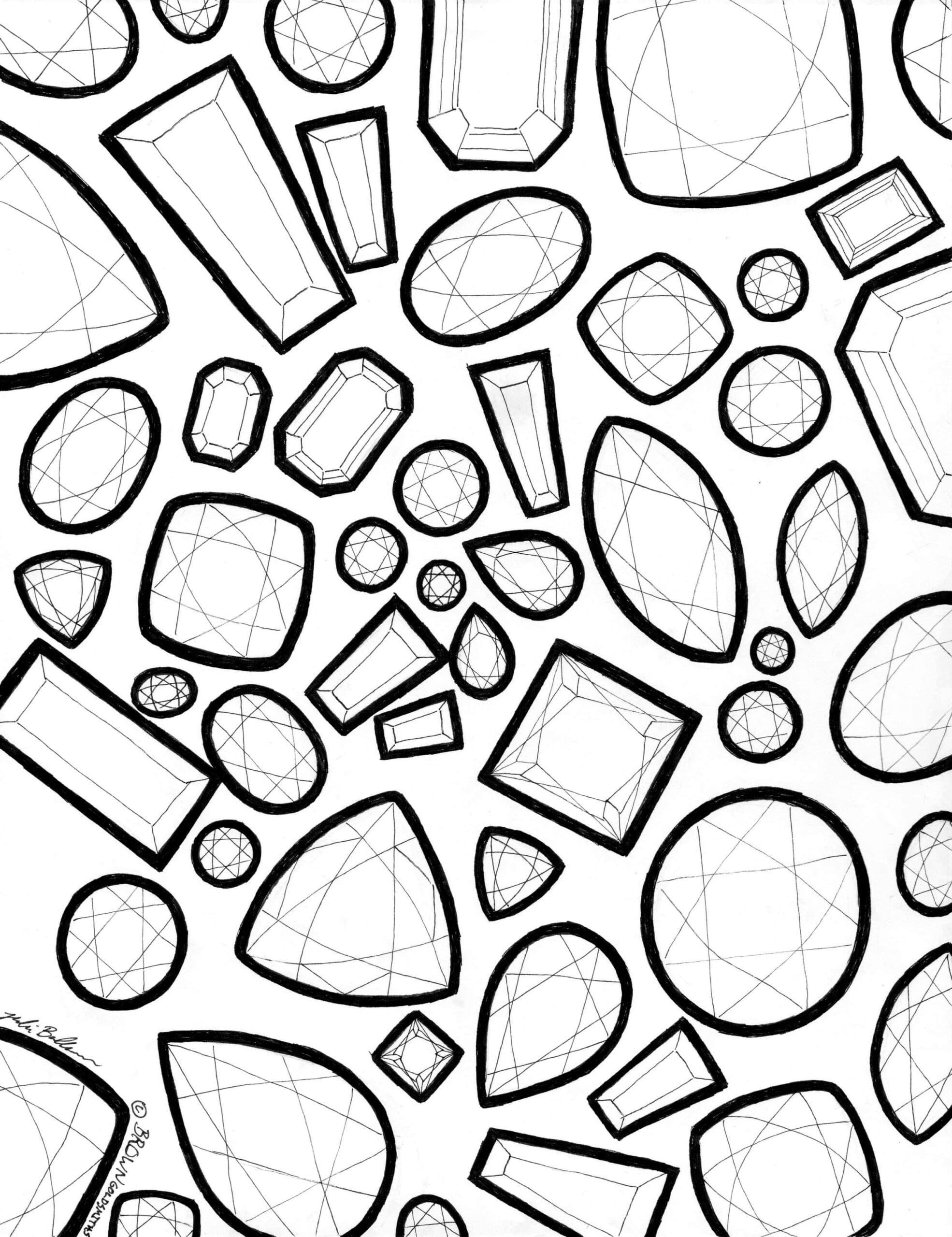 Coloring Pages - Brown Goldsmiths